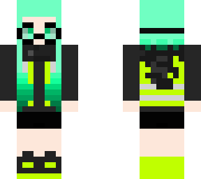 Splatoon - Agent 3 ~ Saniticed | Minecraft Skin