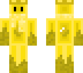 Yellow Jello King | Minecraft Skin