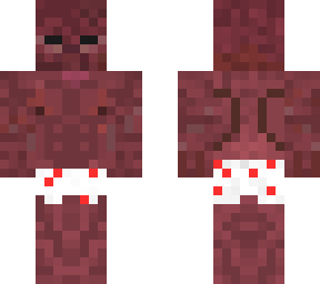 Burnt zombie(chest depth) | Minecraft Skin