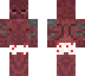 Burnt zombie (chained) | Minecraft Skin