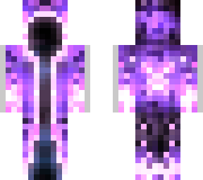 Glowing amethyst Creeper | Minecraft Skin
