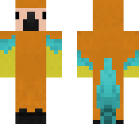 orange parrot | Minecraft Skin