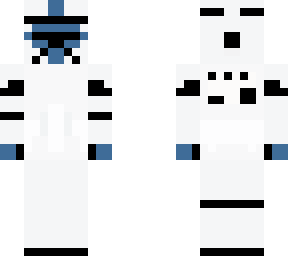 phase one 501 clone trooper | Minecraft Skin