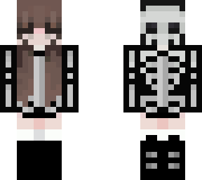 skeleton girl | Minecraft Skins