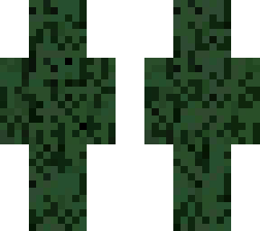 Spruce Ghillie Suit | Minecraft Skin