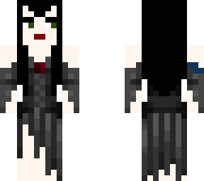 random weird goth skin redo | Minecraft Skin