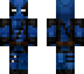 Blue Deadpool | Minecraft Skin