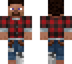 Lumberjack Steve | Minecraft Skin