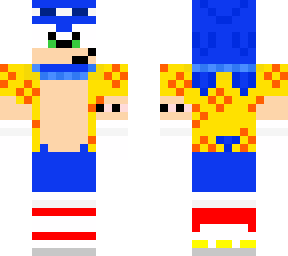 summer sonic v2 | Minecraft Skin