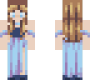 blue prom dress | Minecraft Skins