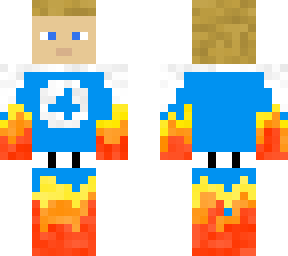 Human Torch | Minecraft Skin