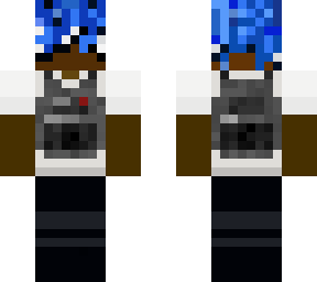 Bulletproof guy with dreads | Minecraft Skin