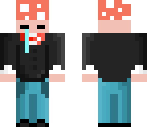 cogumelo triste de terno. | Minecraft Skin