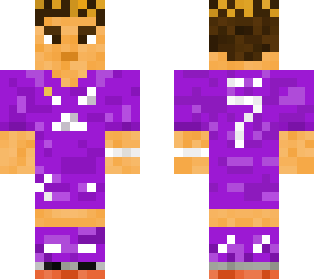 Cristiano Ronaldo 2016/2017 Purple | Minecraft Skin