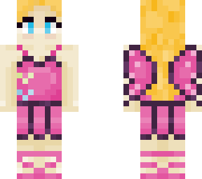 Barbie mariposa | Minecraft Skin