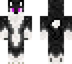 Black-Ender Wolf | Minecraft Skin