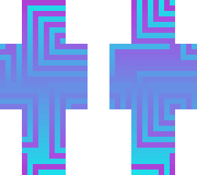 Purple Blue Abstract Gradient | Minecraft Skin