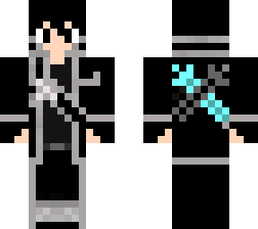kirito 3d | Minecraft Skins
