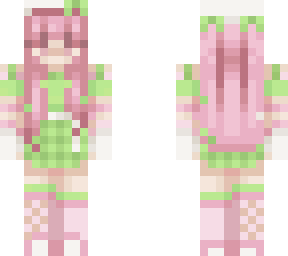 -strawberry matcha- | Minecraft Skin
