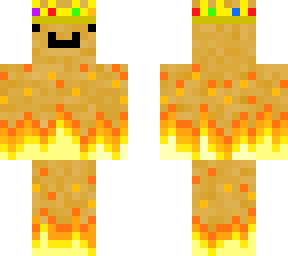 flaming potato 3.0 | Minecraft Skin