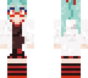 Hatsune Miku natural | Minecraft Skin
