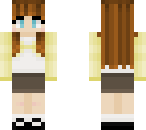 cropped cardigan | Minecraft Skin