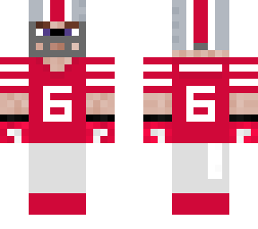 Samuel Harrison Hubbard ~ First College Game Vs Navy 2014 | Minecraft Skin