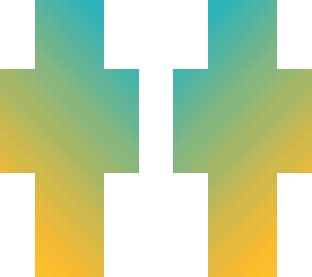 Blue to Yellow Checker Gradient | Minecraft Skin