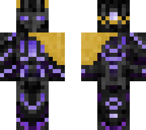 End Knight w/ Laurels & Shoulder Cape | Minecraft Skin