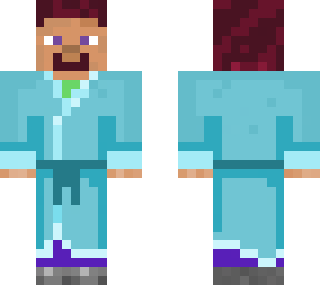 diamond robe steve | Minecraft Skin