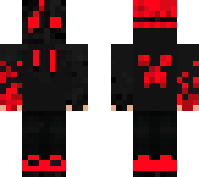 red and black | Minecraft Skins