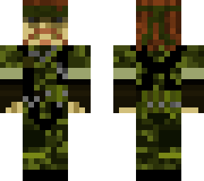 Snake MTG (Metal Gear Solid) | Minecraft Skin