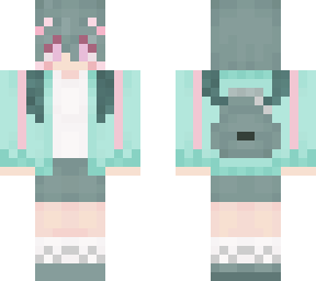 kyu kurarin anime girl | Minecraft Skin