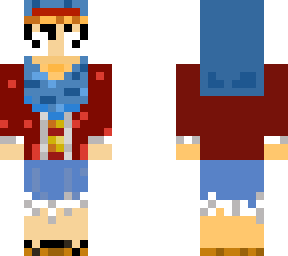 Luffy Alabasta | Minecraft Skin