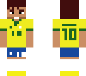 neymar 2014 brazil vs croatia | Minecraft Skin