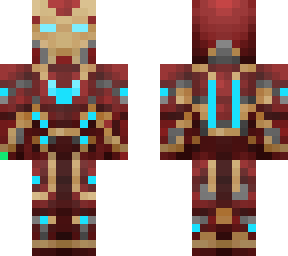 Infinity Iron man | Minecraft Skin