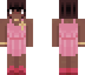 Pink Christian Girl | Minecraft Skin