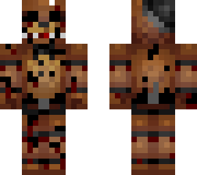 FNaF (Rotten) Stuffed Freddy | Minecraft Skin