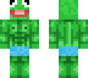 Buff Kermit | Minecraft Skin