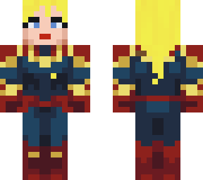 captain marvel | Minecraft Skin