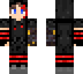 Femboy with Robotic-Arm | Minecraft Skin