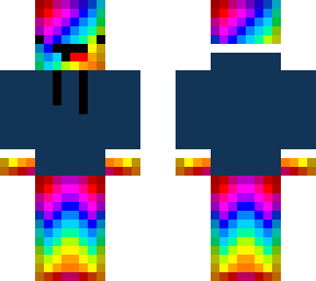 rainbow derp | Minecraft Skin