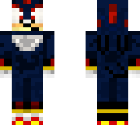 shadow the hedgehog | Minecraft Skins