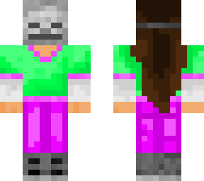 Skeleton Girl | Minecraft Skin