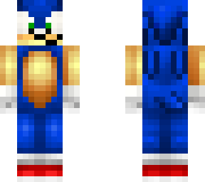 Sonic The Hedgehog | Minecraft Skin