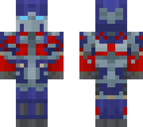 2007 Optimus Prime | Minecraft Skin
