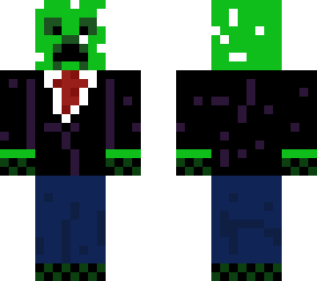 creeper in a suit | Minecraft Skins