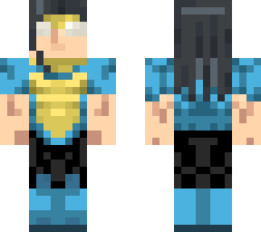 long hair mark comic | Minecraft Skin