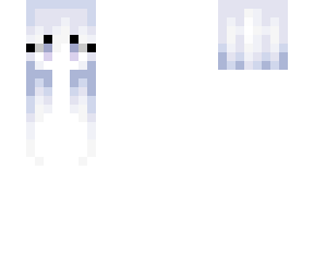 Female HB - Straight Cloudy Silver Fade | Minecraft Skin