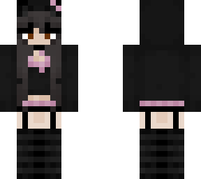 kuromi girl | Minecraft Skin